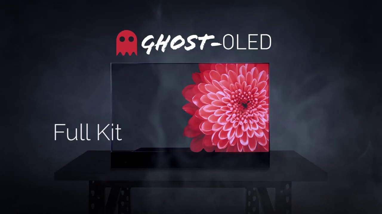 GhosT-OLED Transparent 55'' OLED - YouTube
