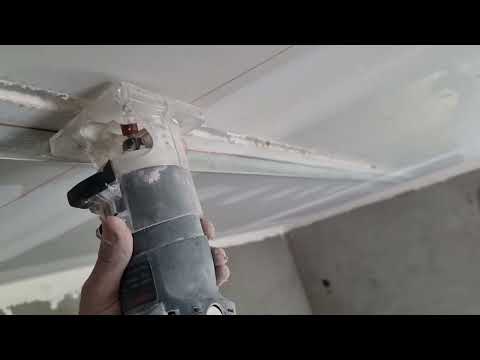 طريقة تفتيح اللاد بروفايل باستعمال آلة الراوتر ( ديفونسوز ) led profile