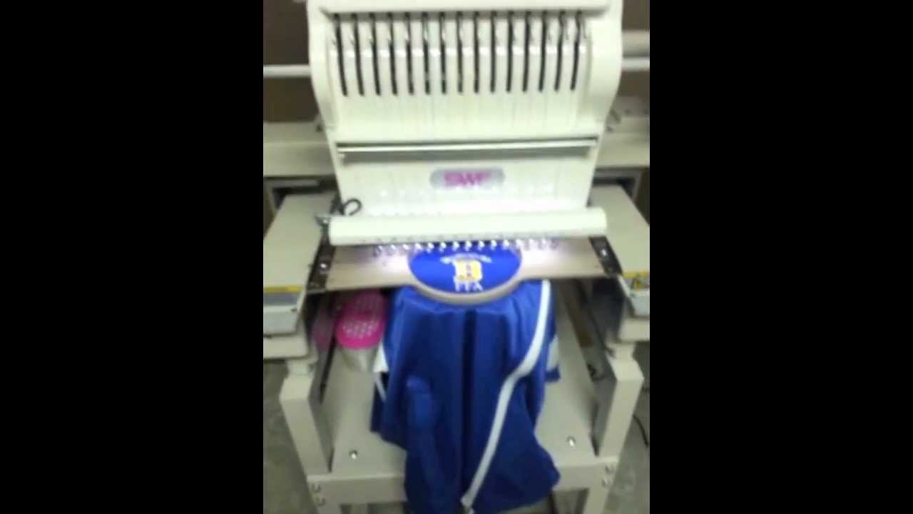 SWF 1501C sew out for local FFA club ! - YouTube