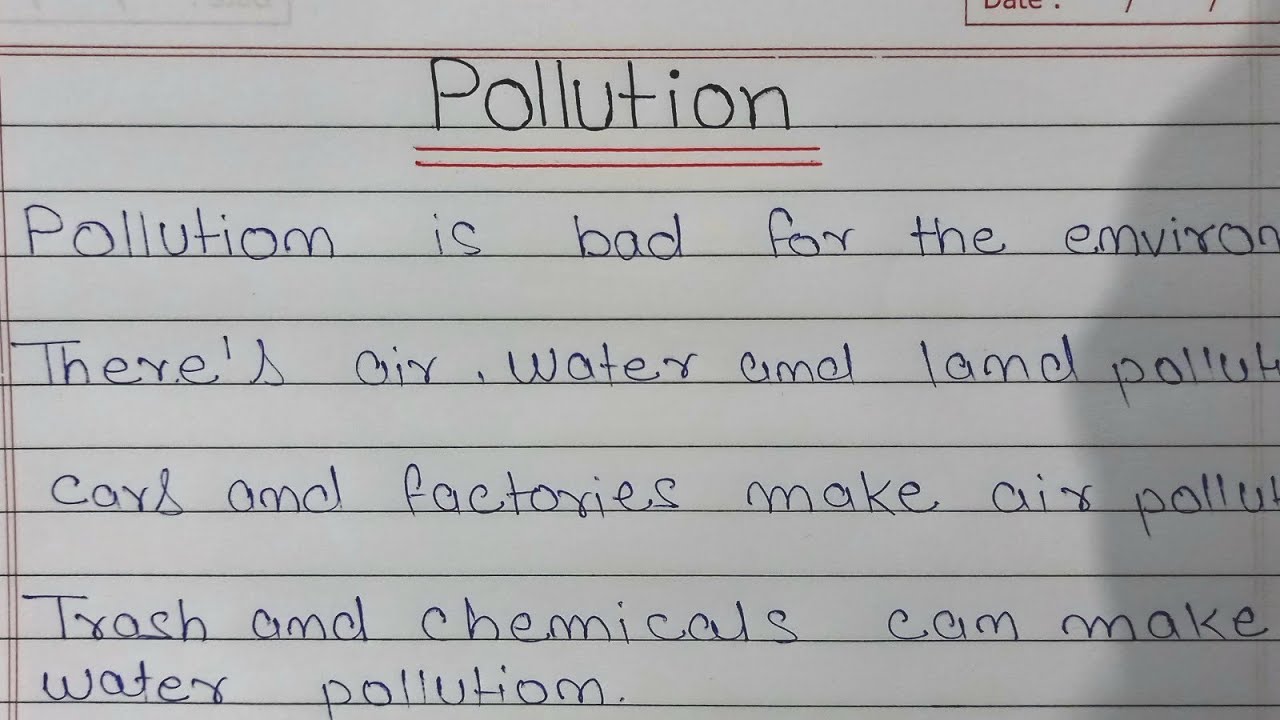 10 Lines on Pollution in English || Essay on Pollution 10 Lines ...