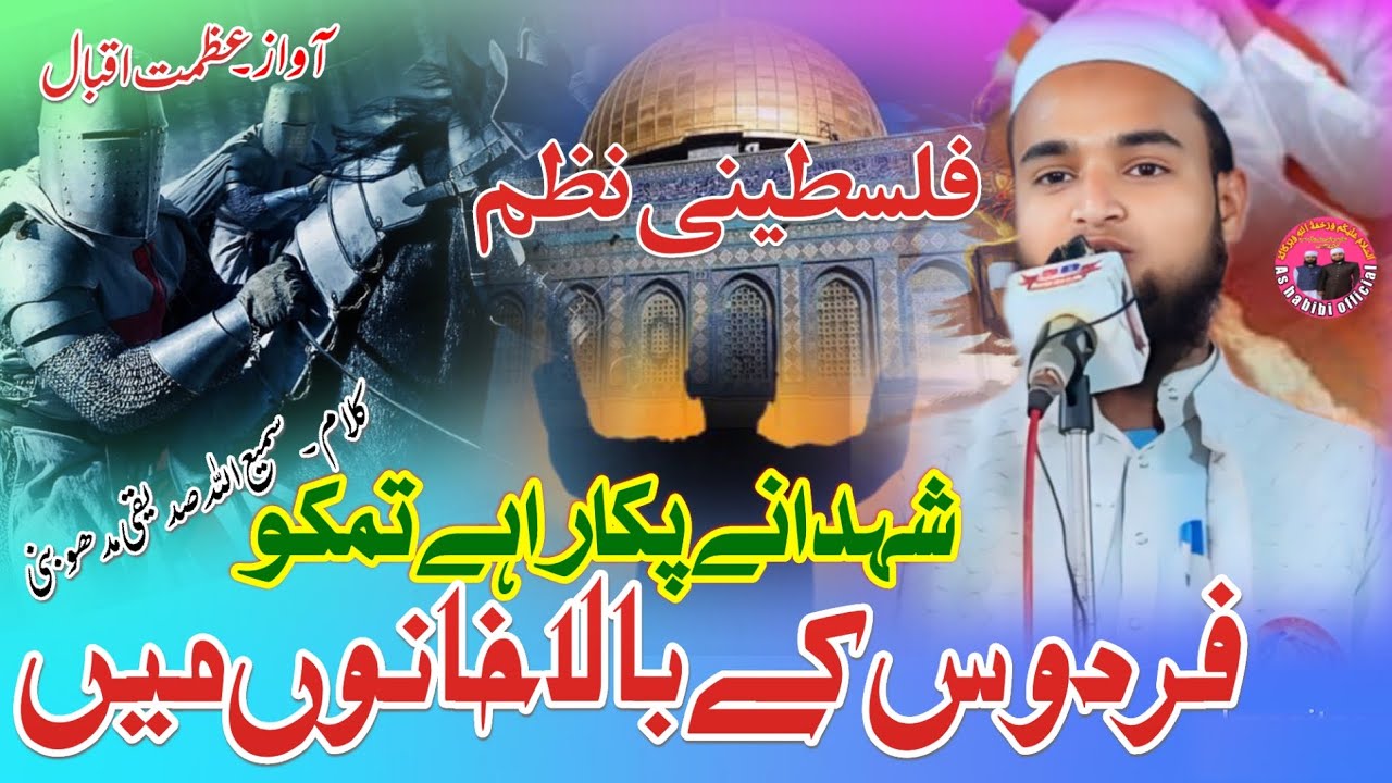 New Nazam Falastini 2024 😭 Shohdaa Ne Pukara Hai Tumko Firdaus Ke Bala ...