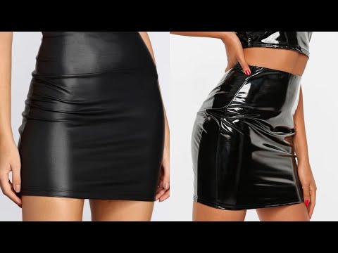 Very much impressively and beautiful leather latex mini skirts designs ideas for girls