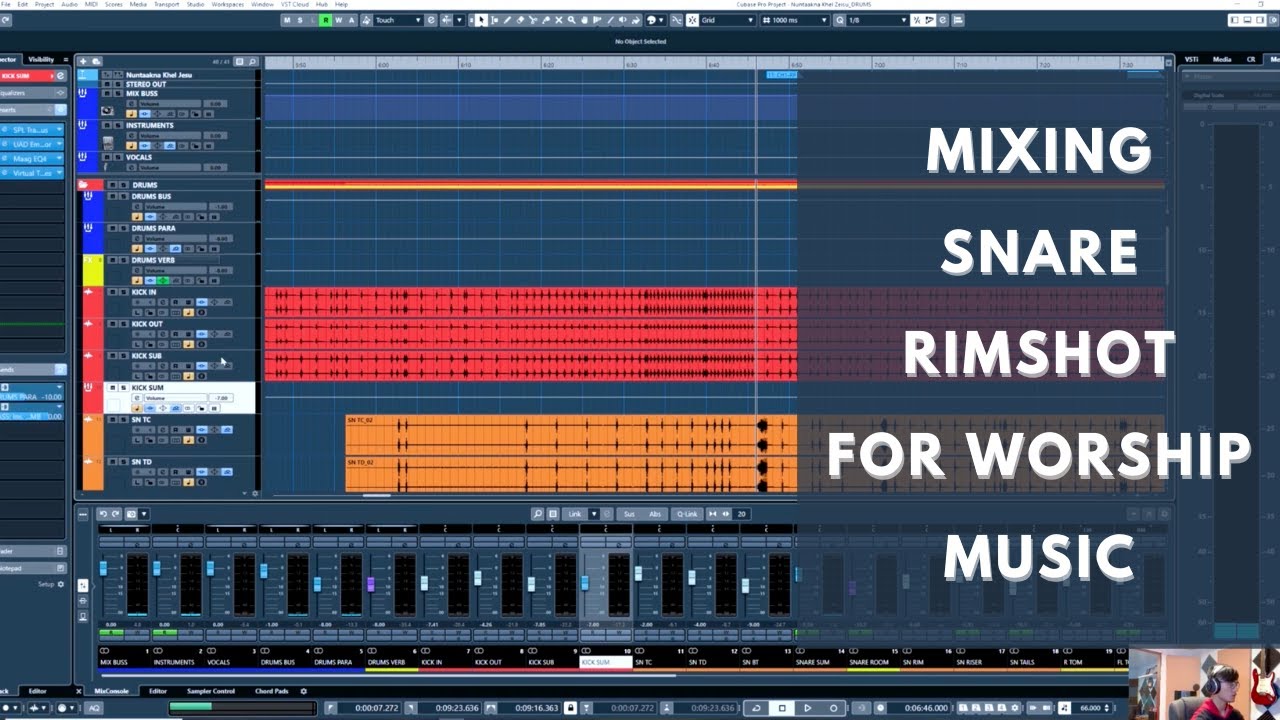 How to Mix Snare Rimshot for Worship Music (in Zomi) | PiangBoih - YouTube
