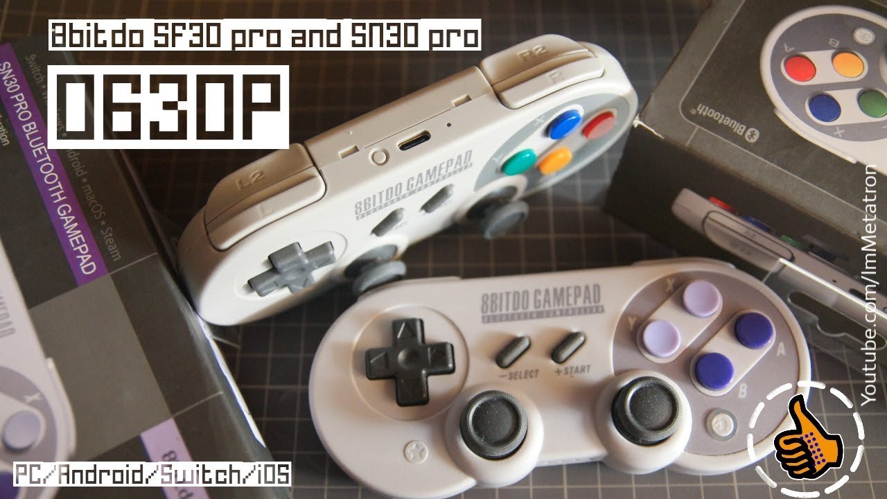8Bitdo SF30 Pro и SN30 Pro | Для Nintendo Switch / PC / Android Крутые ...