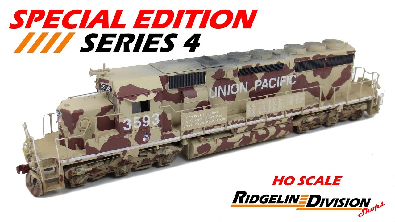 HO Scale Build Log: Building UP 3593, Custom Athearn SD40-2 - YouTube