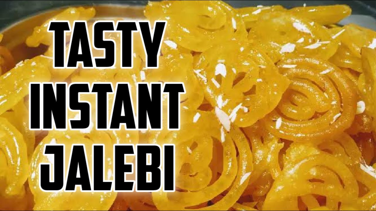 HOW TO MAKE INSTANT JALEBI | झटपट जलेबी | உடனடி ஜலேபி - YouTube