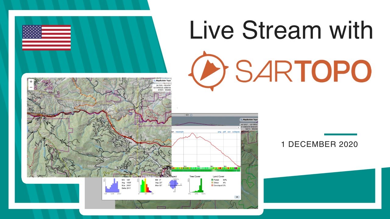 Live Stream with SARTopo "Backcountry Mapping Evolved" - YouTube