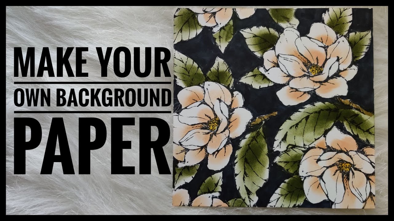How to Make: Your Own Pattern paper - YouTube