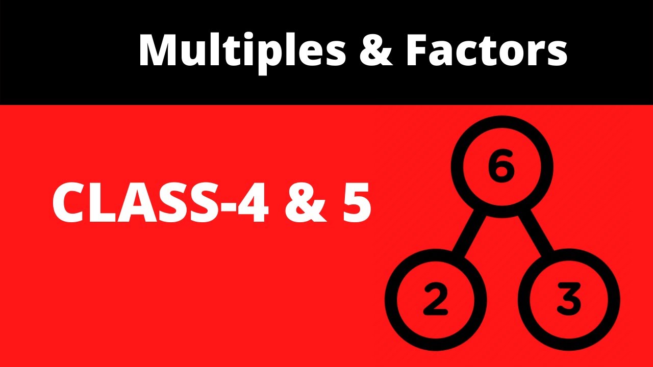 Multiples & Factors Animated - YouTube
