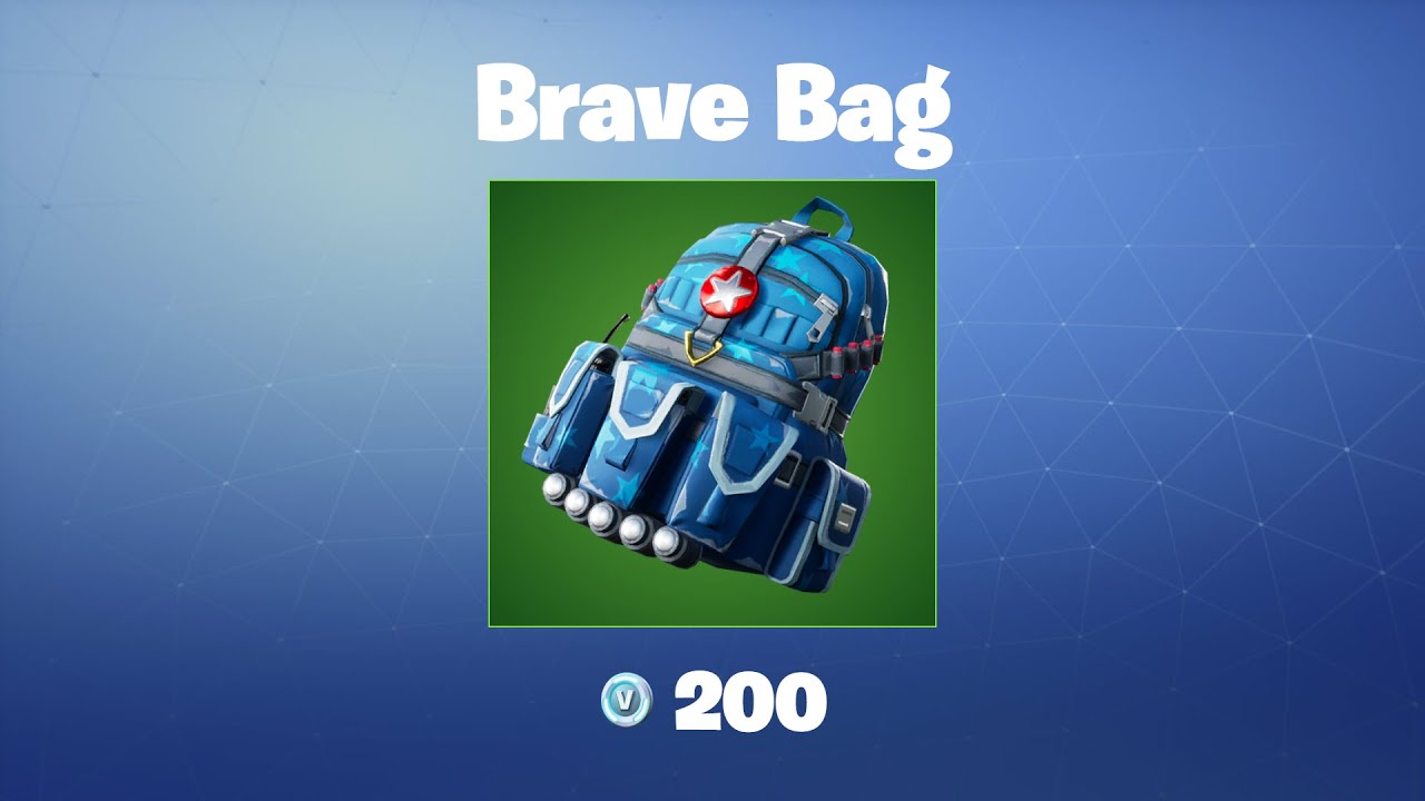 Brave Bag | Fortnite Back Bling - YouTube