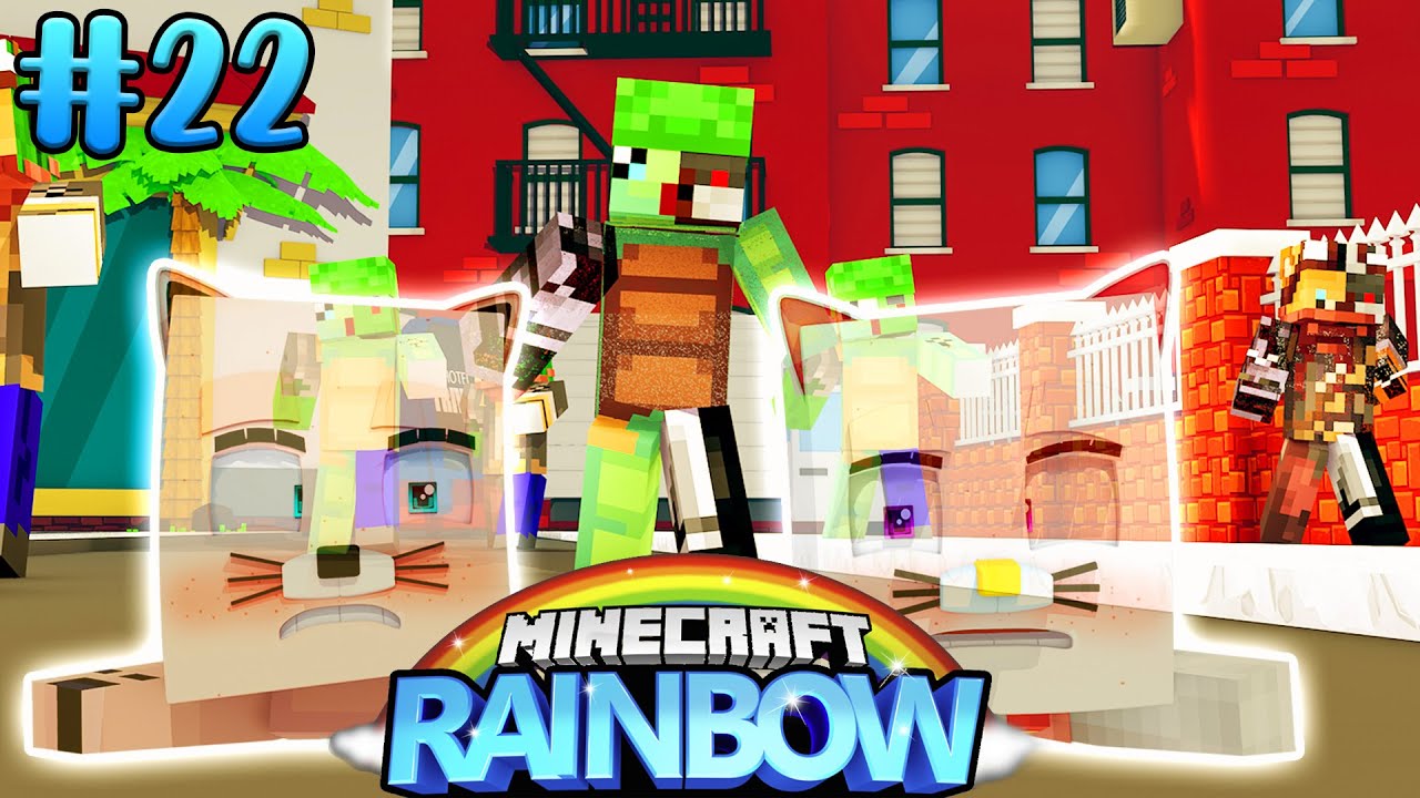 RAINBOW TOWN ist voller HYBRIDE?! - Minecraft RAINBOW #22 (Deutsch/HD ...