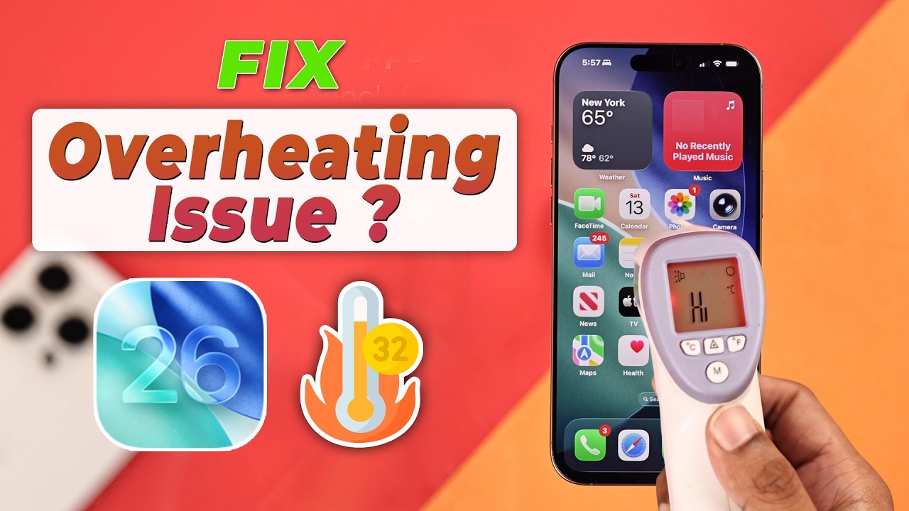 Overheating on iPhone After iOS 26 Update? - Fix! - YouTube