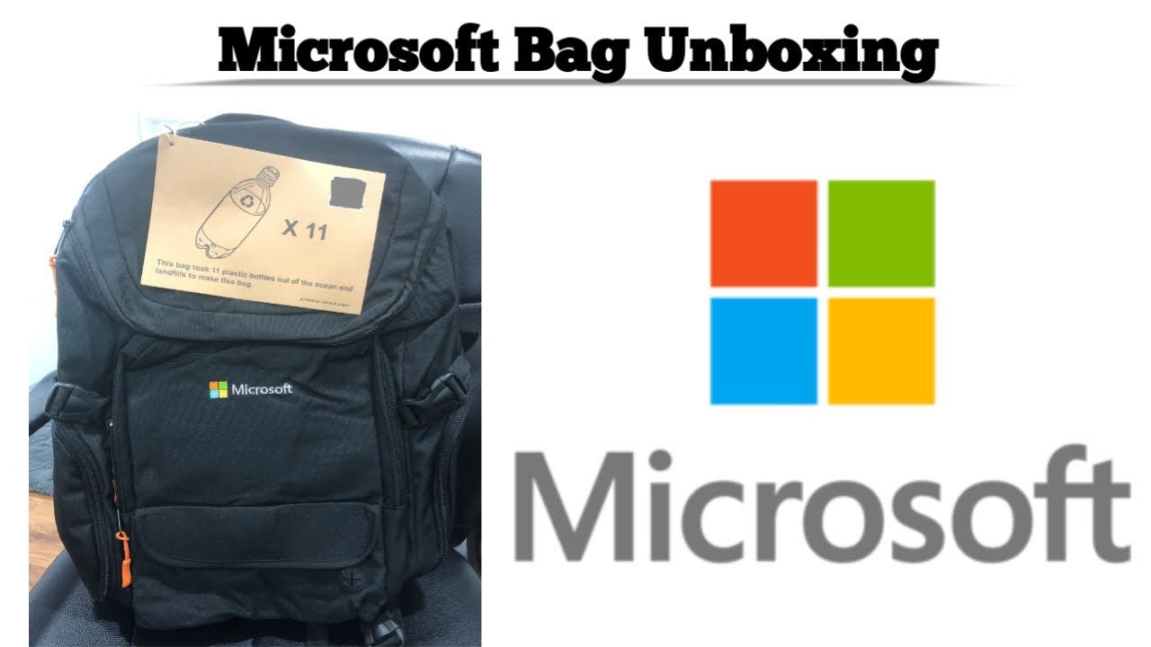 Unboxing the Exclusive Microsoft Goodie Bag | Surprise Tech Swag Inside ...