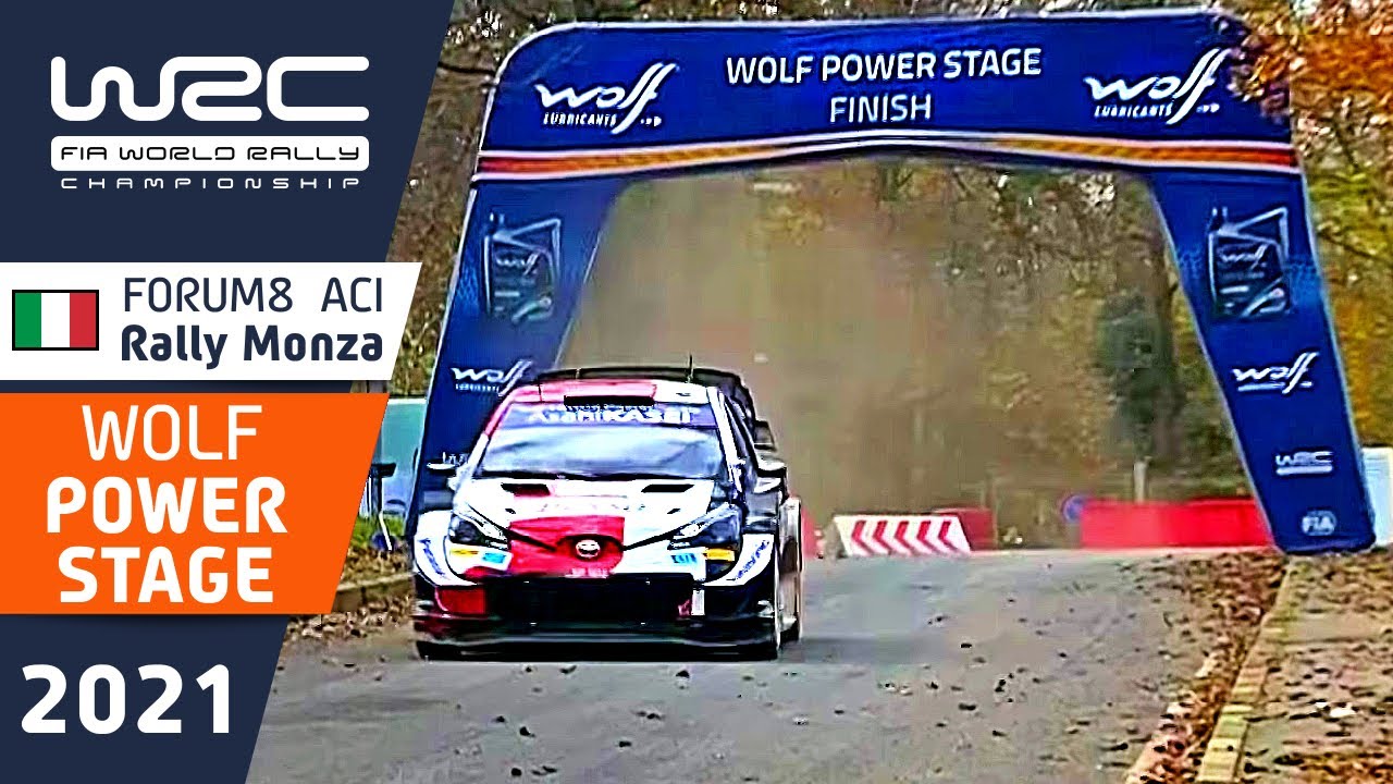 WRC WOLF Power Stage HIGHLIGHTS : WRC FORUM8 ACI Rally Monza 2021 - YouTube