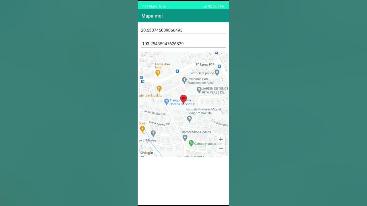 Video demostrativo Práctica Api de Ubicación y Geolocalización 20300085 7C1 - YouTube