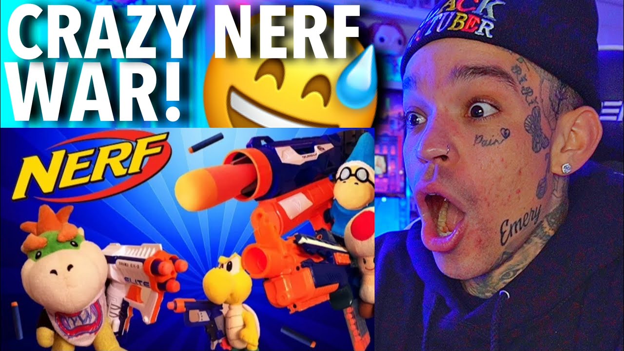 SML Movie: Bowser Junior's Nerf War [reaction] - YouTube