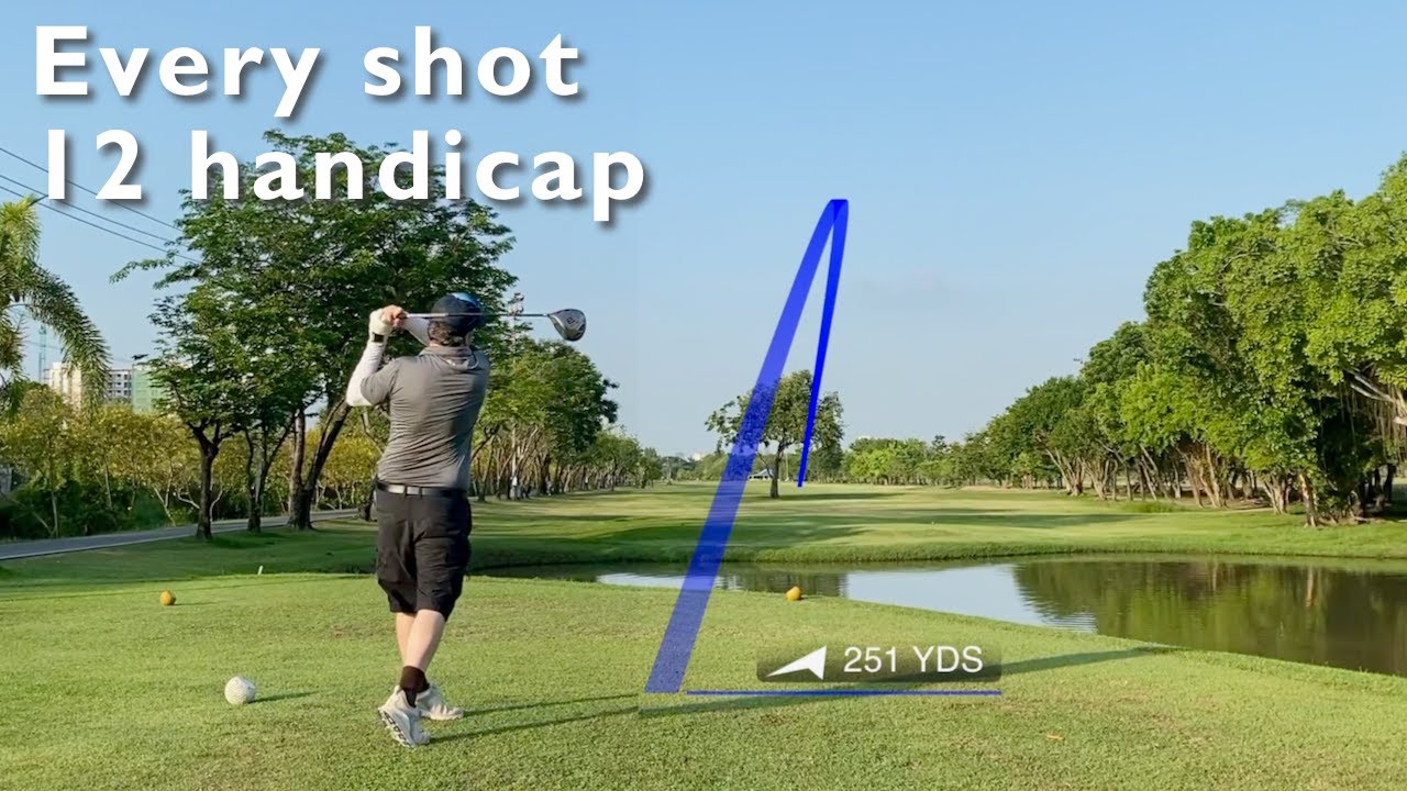 Every Shot of a 12 Handicap Golfer's Round - YouTube