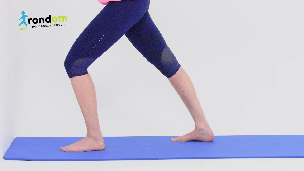 Rekoefening lange kuitspier - YouTube