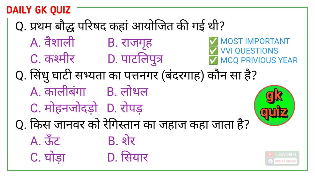 Important Gk Question | Important General Knowledge | Important Lucent ...