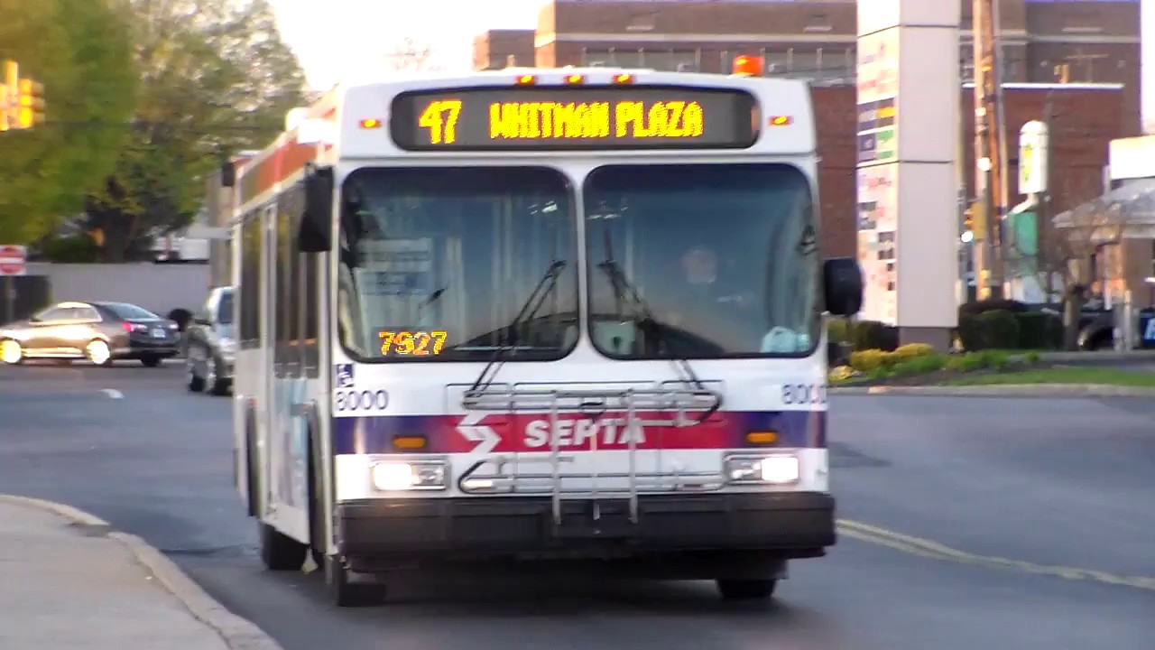 SEPTA BUS: NEW FLYER D40LF 8000 ON ROUTE: 47 - YouTube
