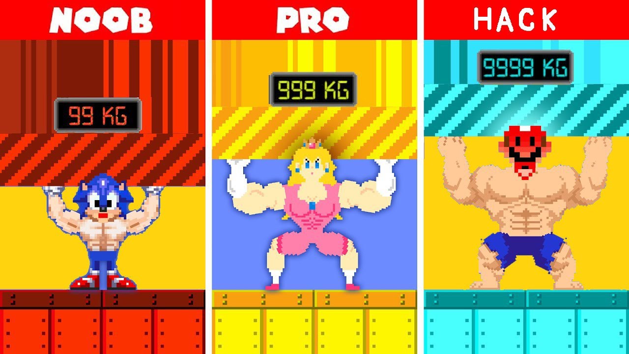 Super Mario Challenge with All Mario and Sonic Characters Locked in ...