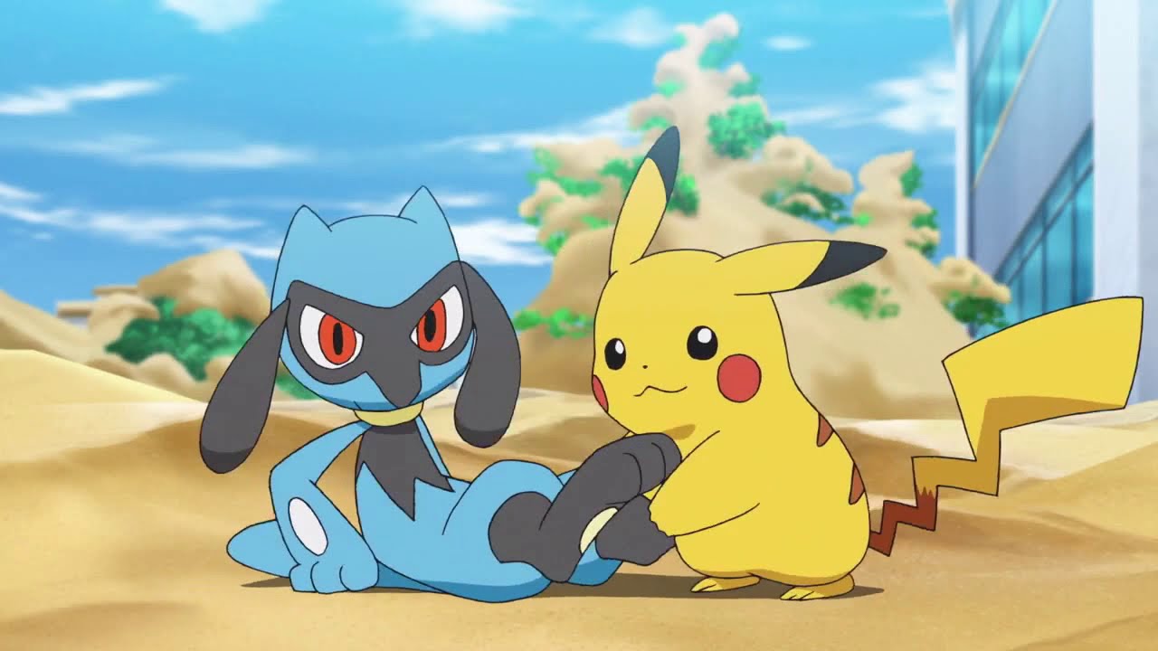 Pikachu and Riolu Cute Moments - Ep 36 - YouTube