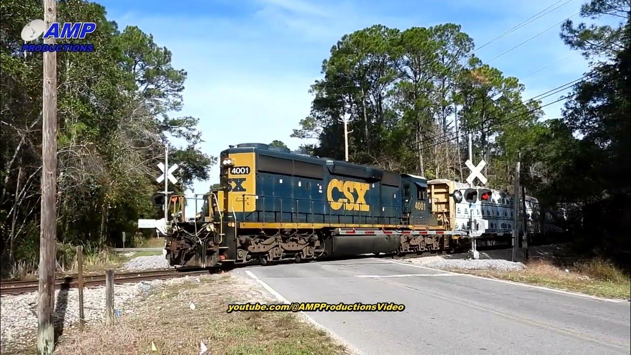 CSX 4001 Gonzalez SD40-3 - YouTube