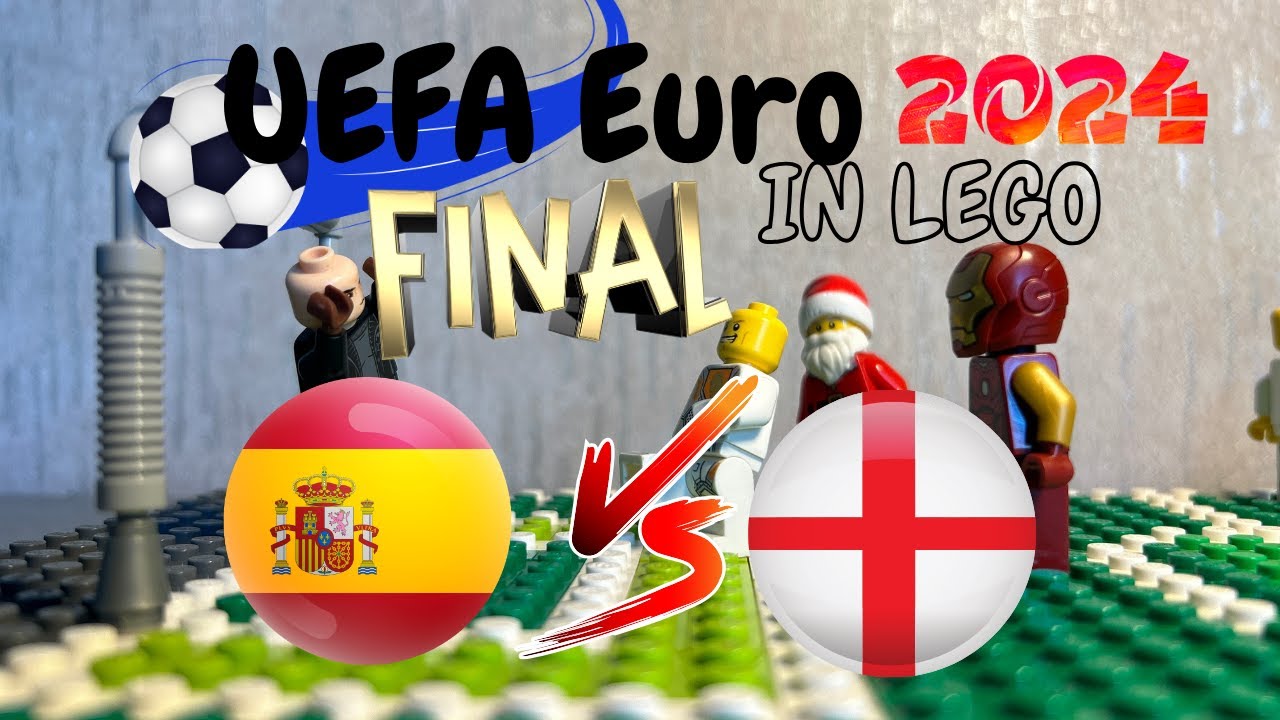 UEFA Euro 2024 Final England vs Spain Lego Version - YouTube