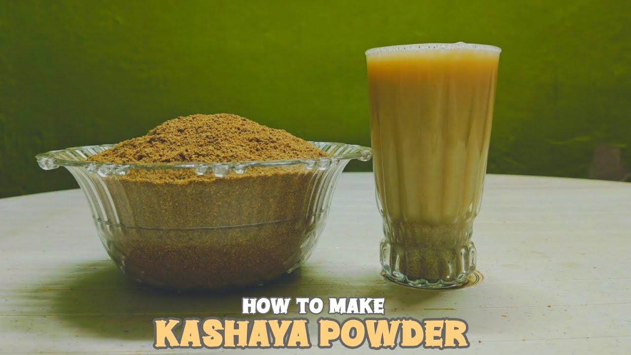 Kashaya Powder And Drink | Healthy Recipe | Homemade Kashayam. - YouTube