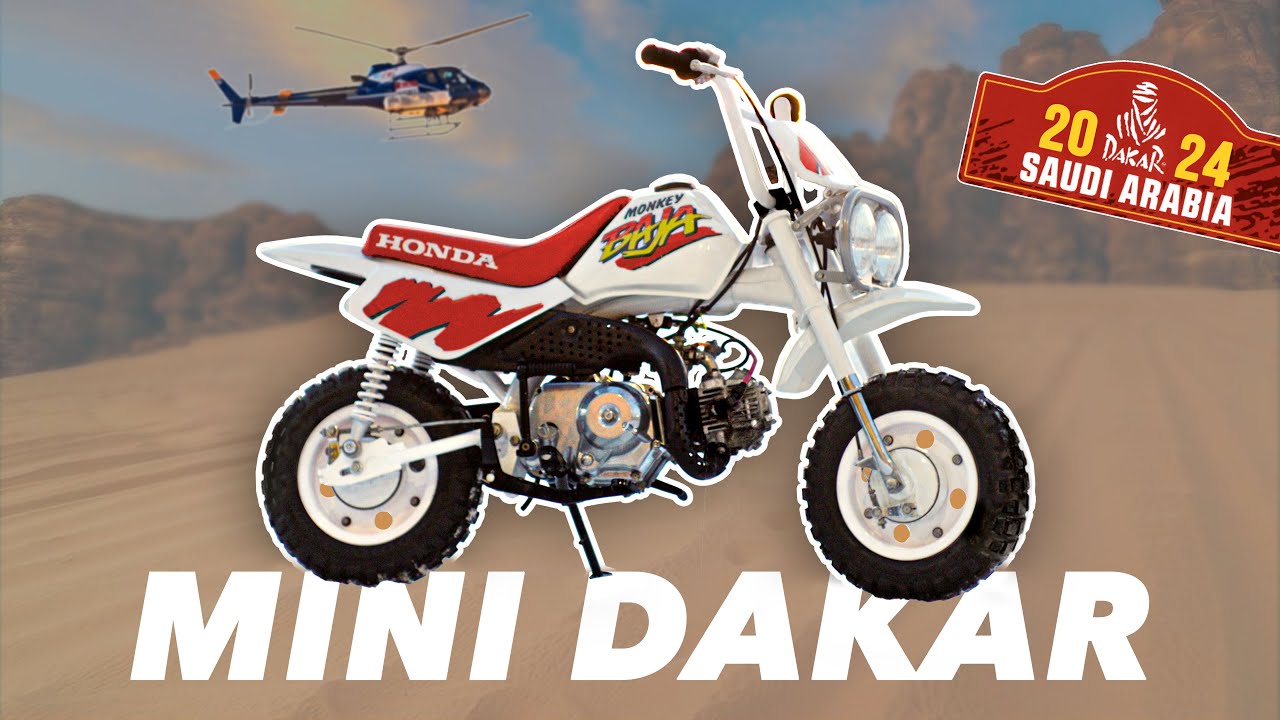 Getting my Honda Z50R rebuild ready (for Dakar Rally?!) - YouTube