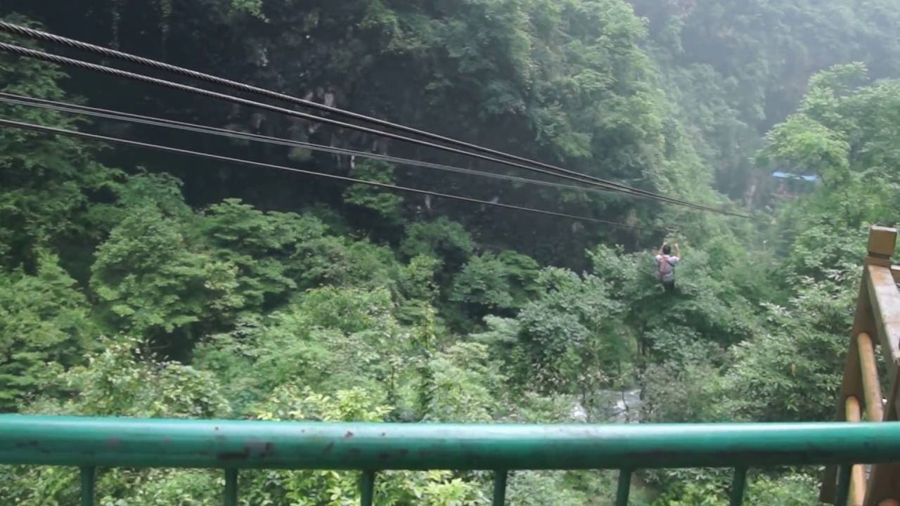 Zhangjiajie Grand Canyon Zip Line - YouTube