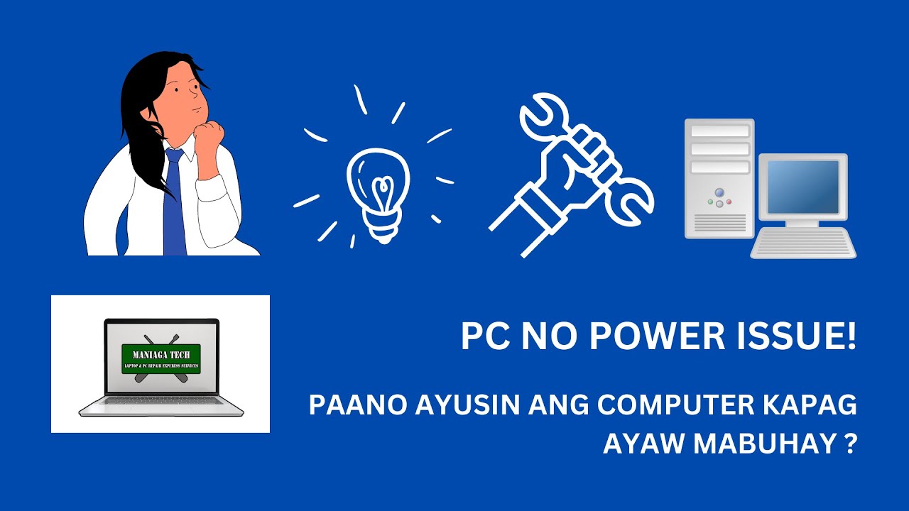 PC NO POWER ISSUE! | PAANO AYUSIN ANG COMPUTER KAPAG AYAW MABUHAY ...