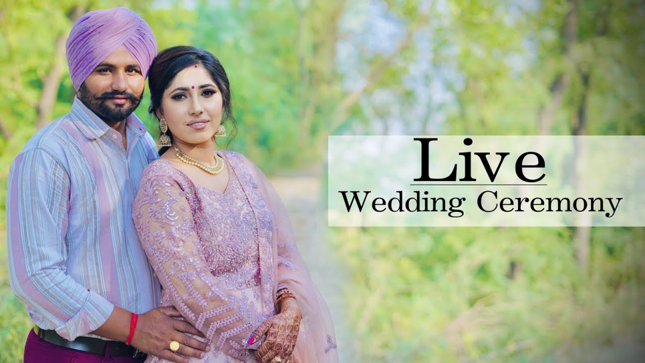 Live wedding || Sukhpreet Singh & Mandeep Kaur || KINGRA STUDIO THATHI ...
