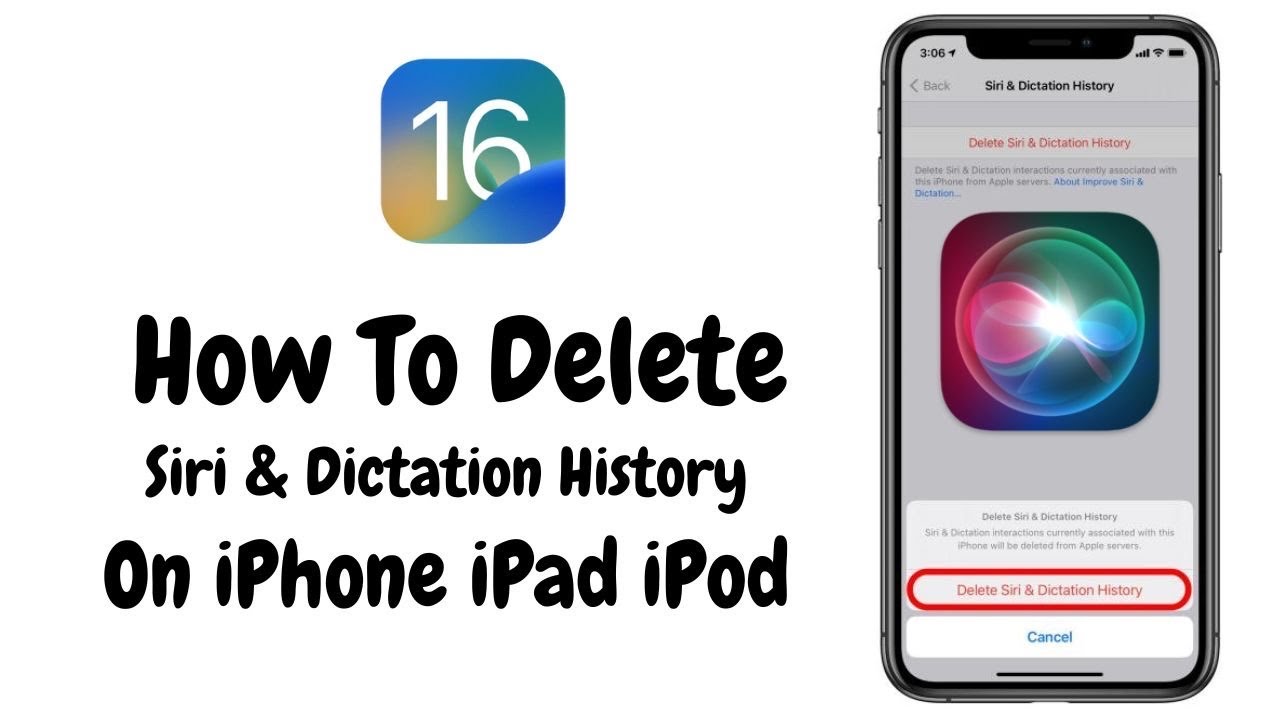 IOs 16 How To Delete Siri Dectation Search History On IPhone IPad ios-16-how-to-delete-siri-dectation-search-history-on-iphone-ipad
