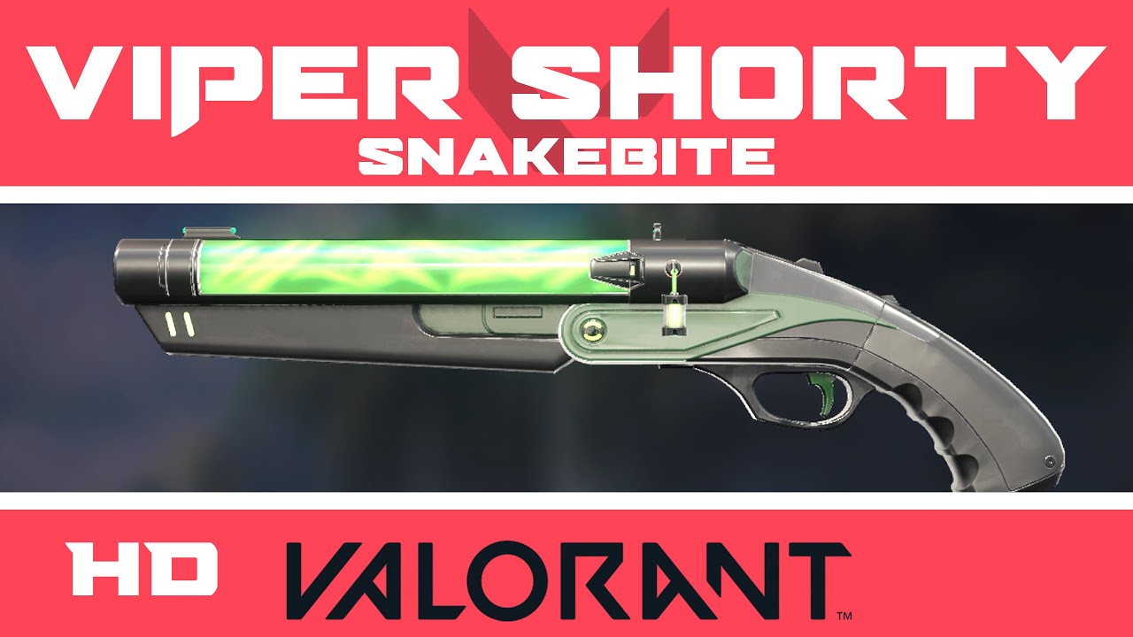 Viper Shorty (Snakebite) VALORANT Skin + Buddy | Agent Skins HD ...