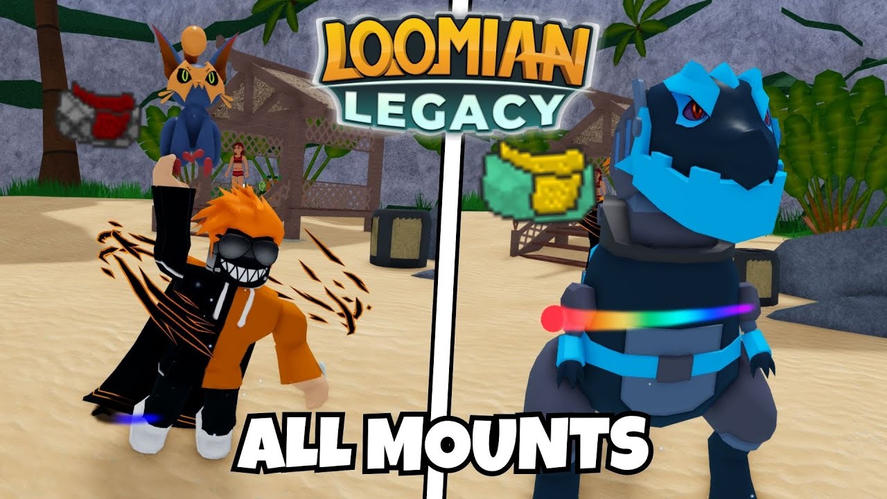 All MOUNTS/SADDLES In Loomian Legacy! - YouTube