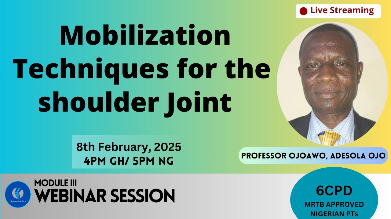 MODULE III: MOBILIZATION TECHNIQUES FOR THE SHOULDER JOINT - YouTube