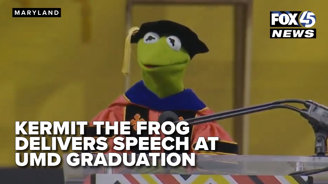 Kermit The Frog's full speech at the University of Maryland's ...