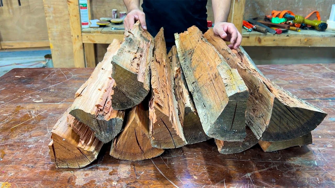 Master Woodcraft! Creative Upcycling from Broken Wood with Bold and ...
