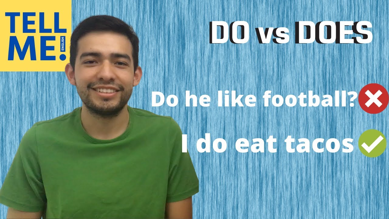 A1 English: DO vs DOES (MADE EASY) With Examples Exercises & Answers ...