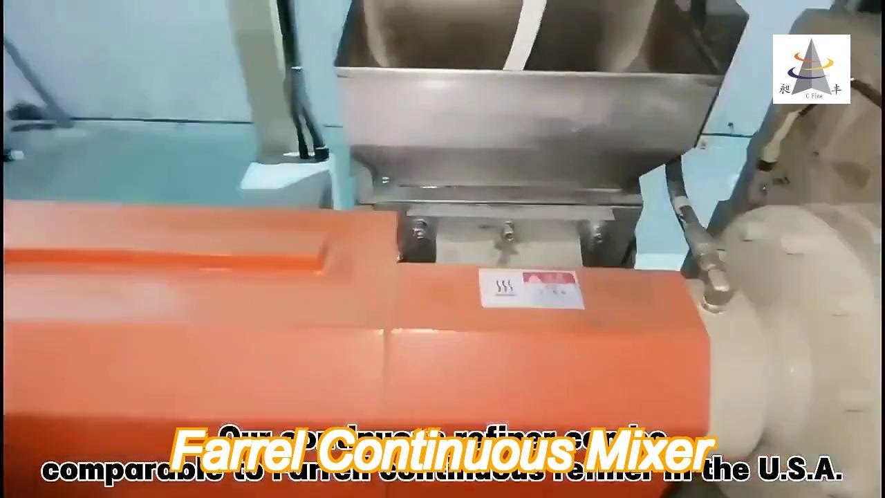 custom twin rotor farrel continuous mixer high precision for rubber ...