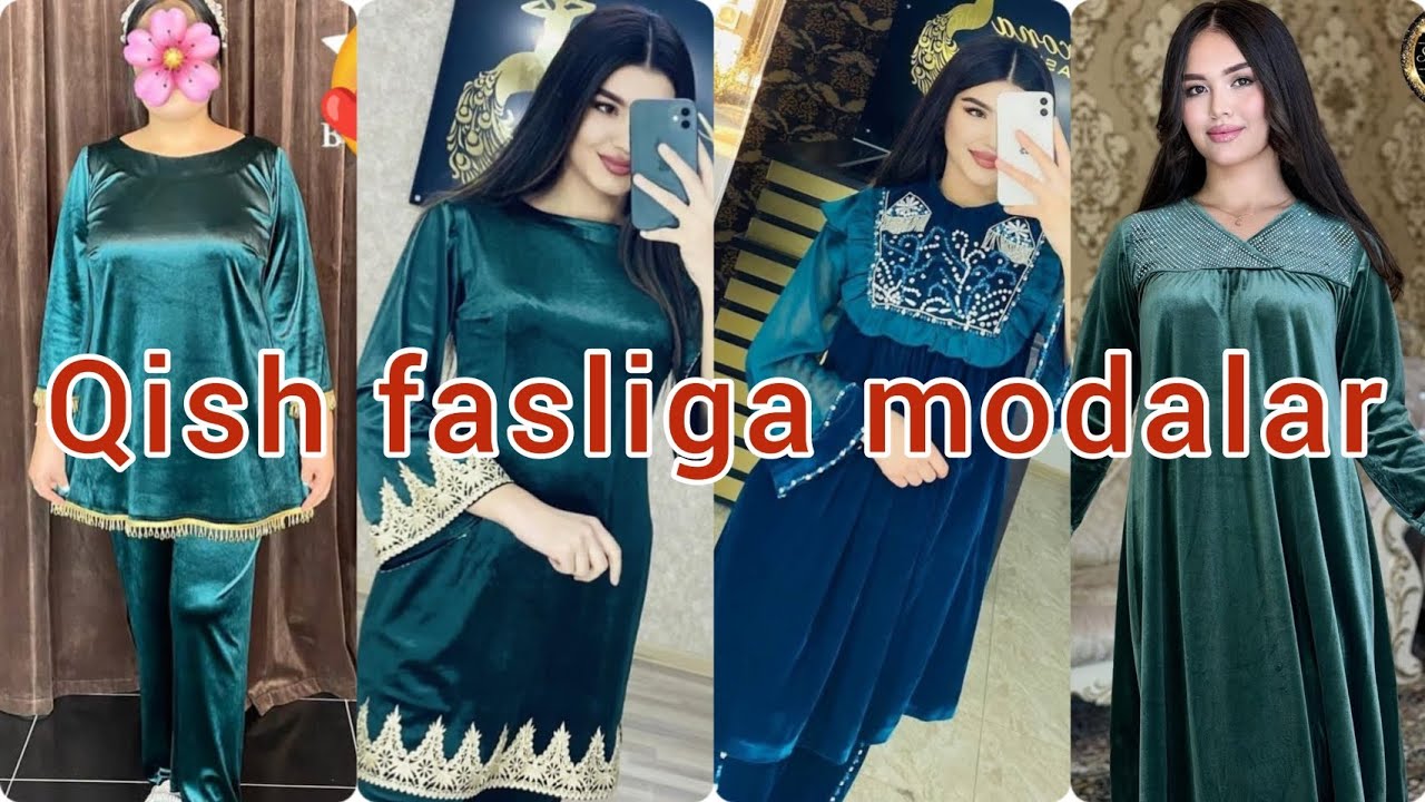 Qish fasliga modalar koylaklar fasonlar Киш фасли учун модалар фасонлар ...