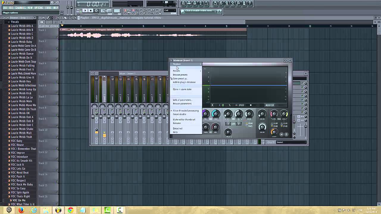 Cómo usar Maximus - Parte 6 - Noise Gating - Tutorial - FL Studio - YouTube