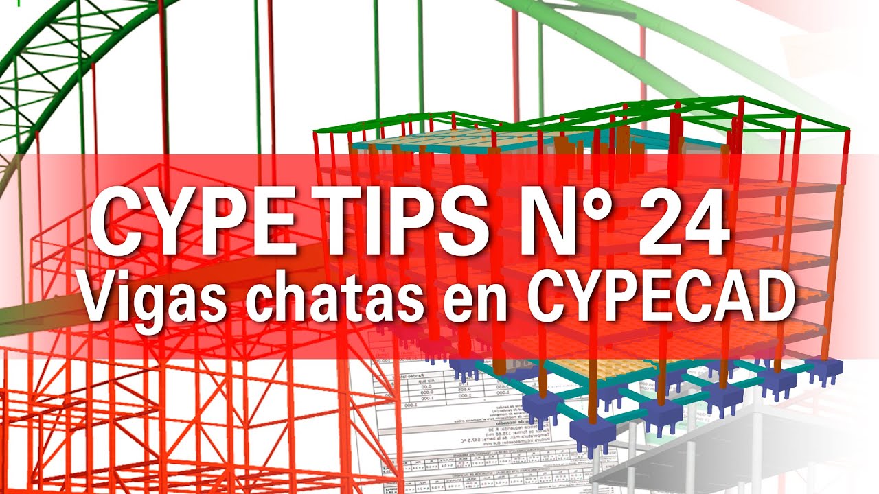 CYPE TIPS N° 24 - VIGAS CHATAS EN CYPECAD - YouTube