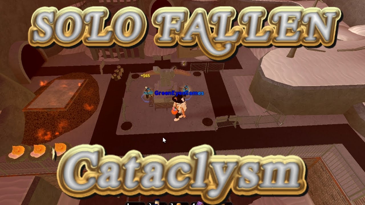 Cataclysm SOLO FALLEN Triumph - Tower Defense Simulator - YouTube