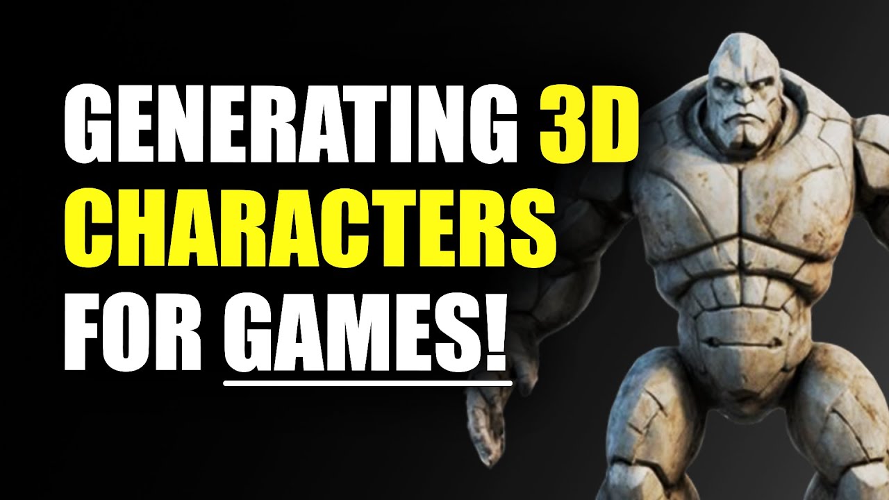 Generating Characters for Game Development with AI! - Easy Workflow ...