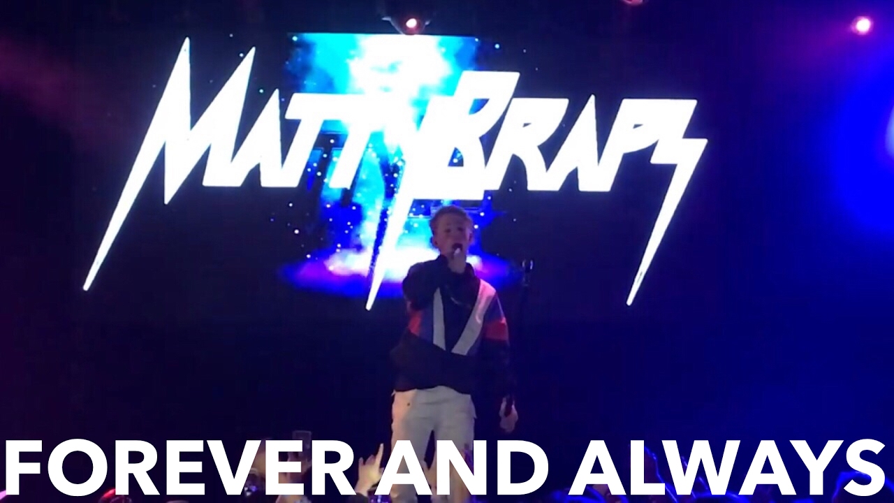 MattyB - Forever and Always (Live in NYC) - YouTube