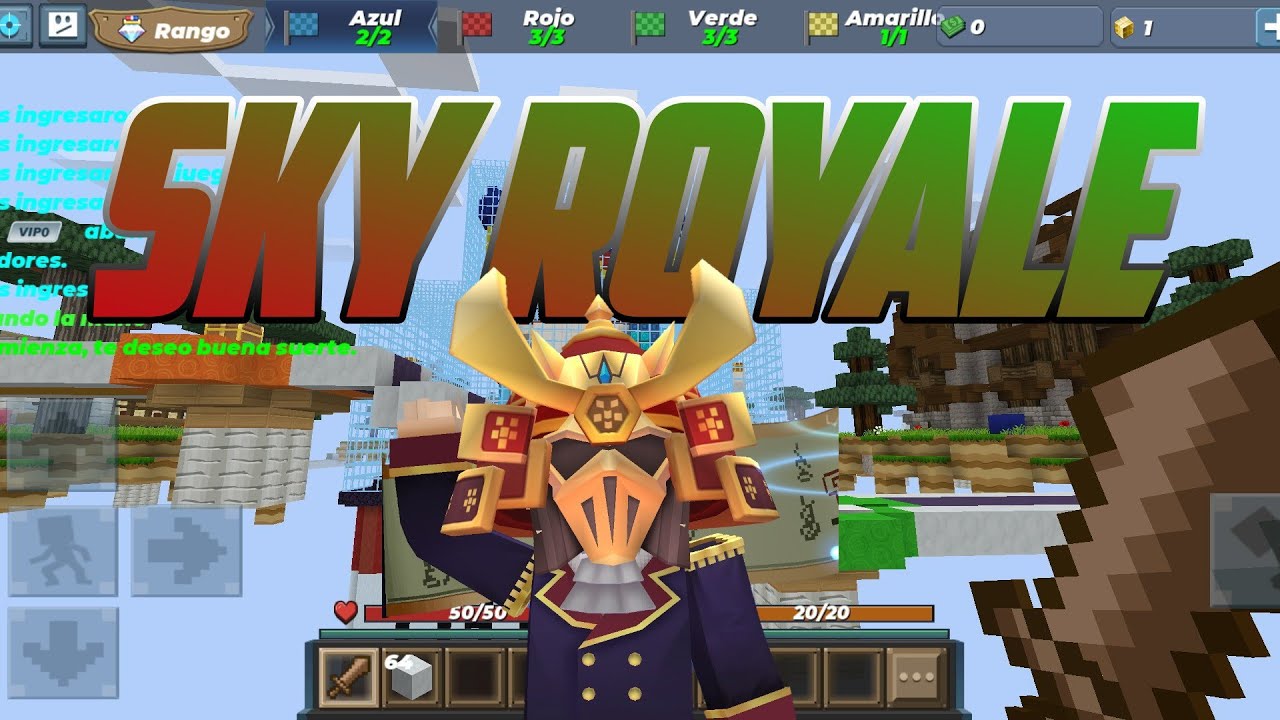 jugando Sky Royale blockman go. ArmancraftBgYT - YouTube