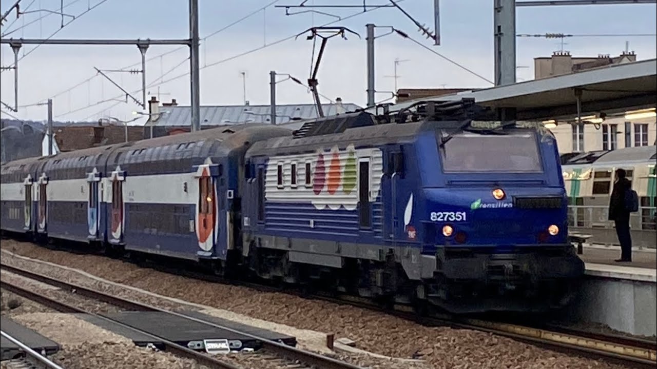 VB2N et BB 27300 à Poissy - YouTube