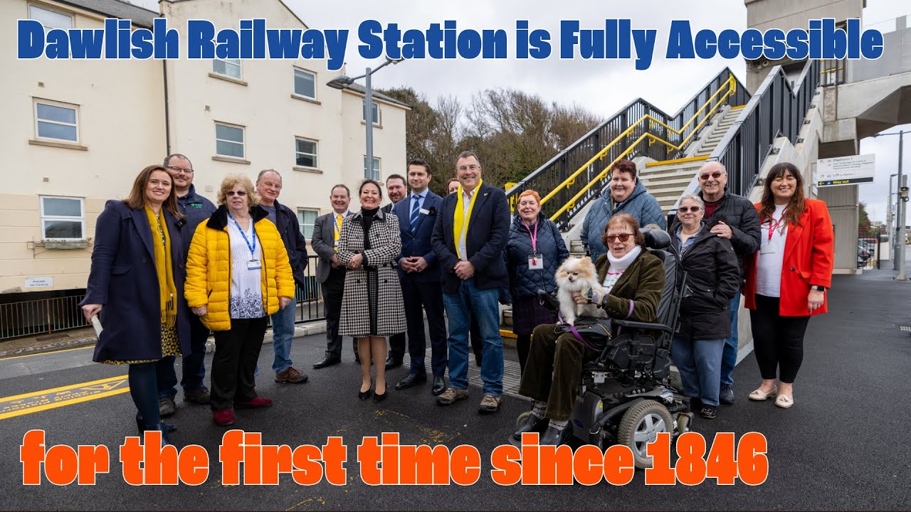 Dawlish Railway Station is Fully Accessible for the First Time - YouTube